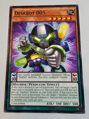 DESKBOT 005 CORE-EN044 Common - Unlimited Edition Yugioh | eBay