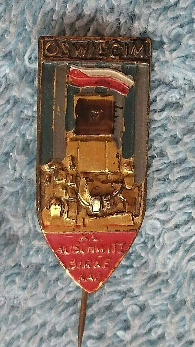 🔴WWII - Concetration Camp AUSCHWITZ - Commemorative pin badge JUDAICA ...