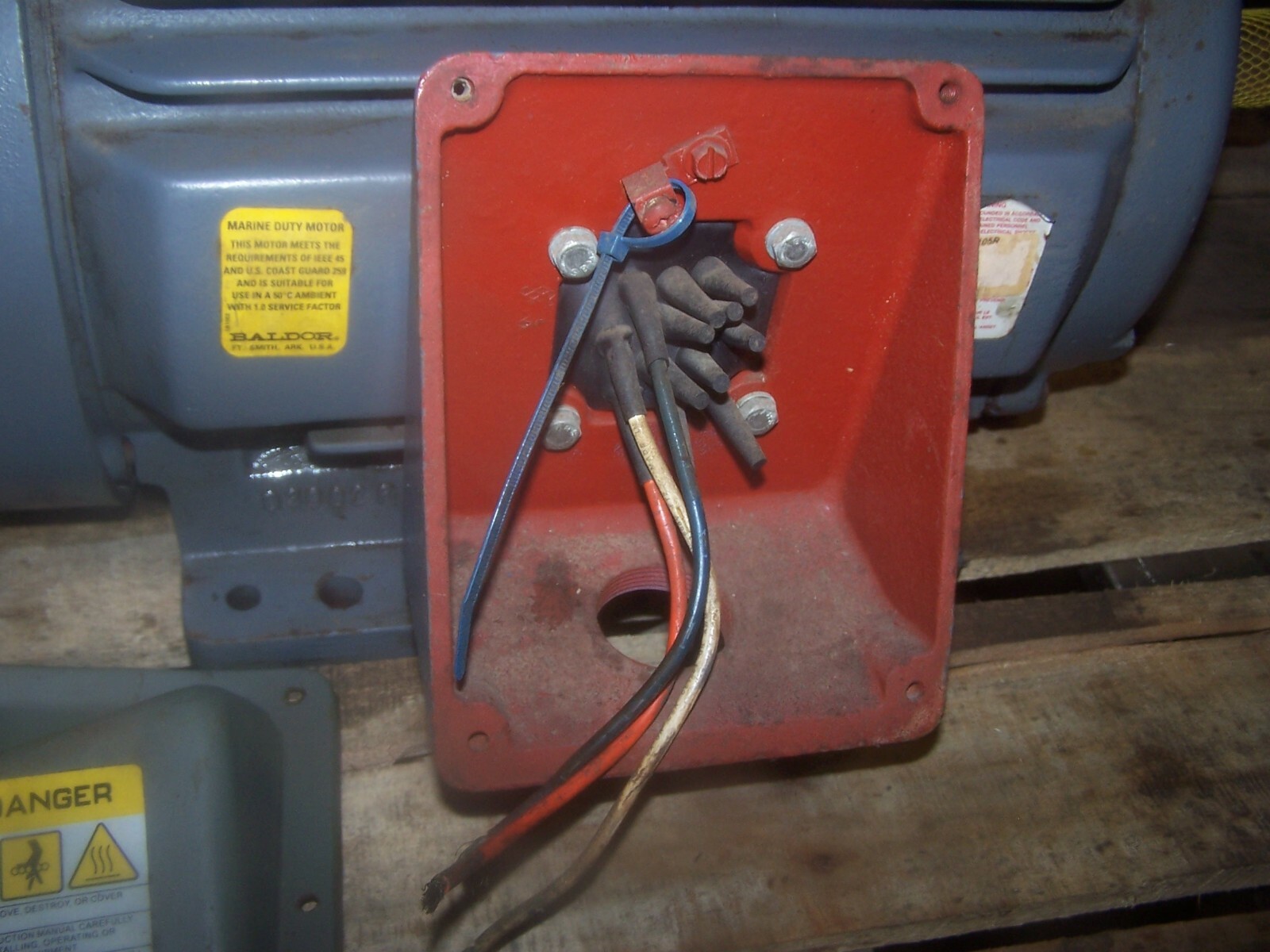 BALDOR 30 HP AC ELECTRIC MOTOR 460 VAC 3520 RPM 286TS FRAME TEFC ...