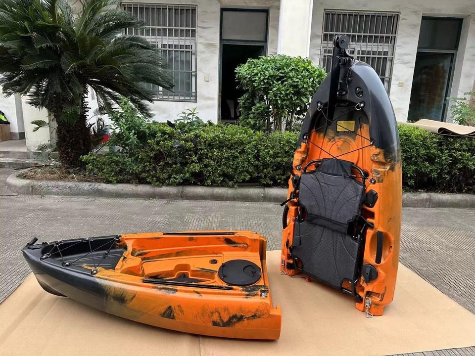 Assemble Fishing Kayak, brand new, super light, orange and black ...