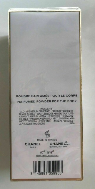 Vintage CHANEL No.5 Talc Powder 5.3oz for sale online | eBay