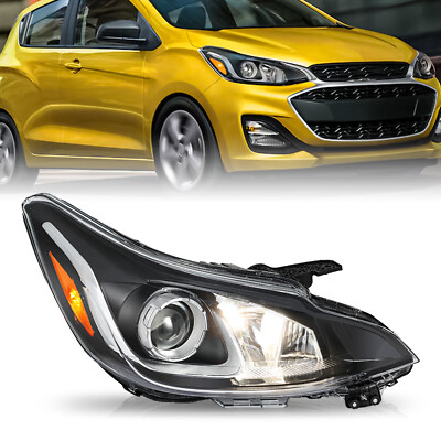 For 2019 2022 Chevrolet Chevy Spark Halogen Projector Headlight ...