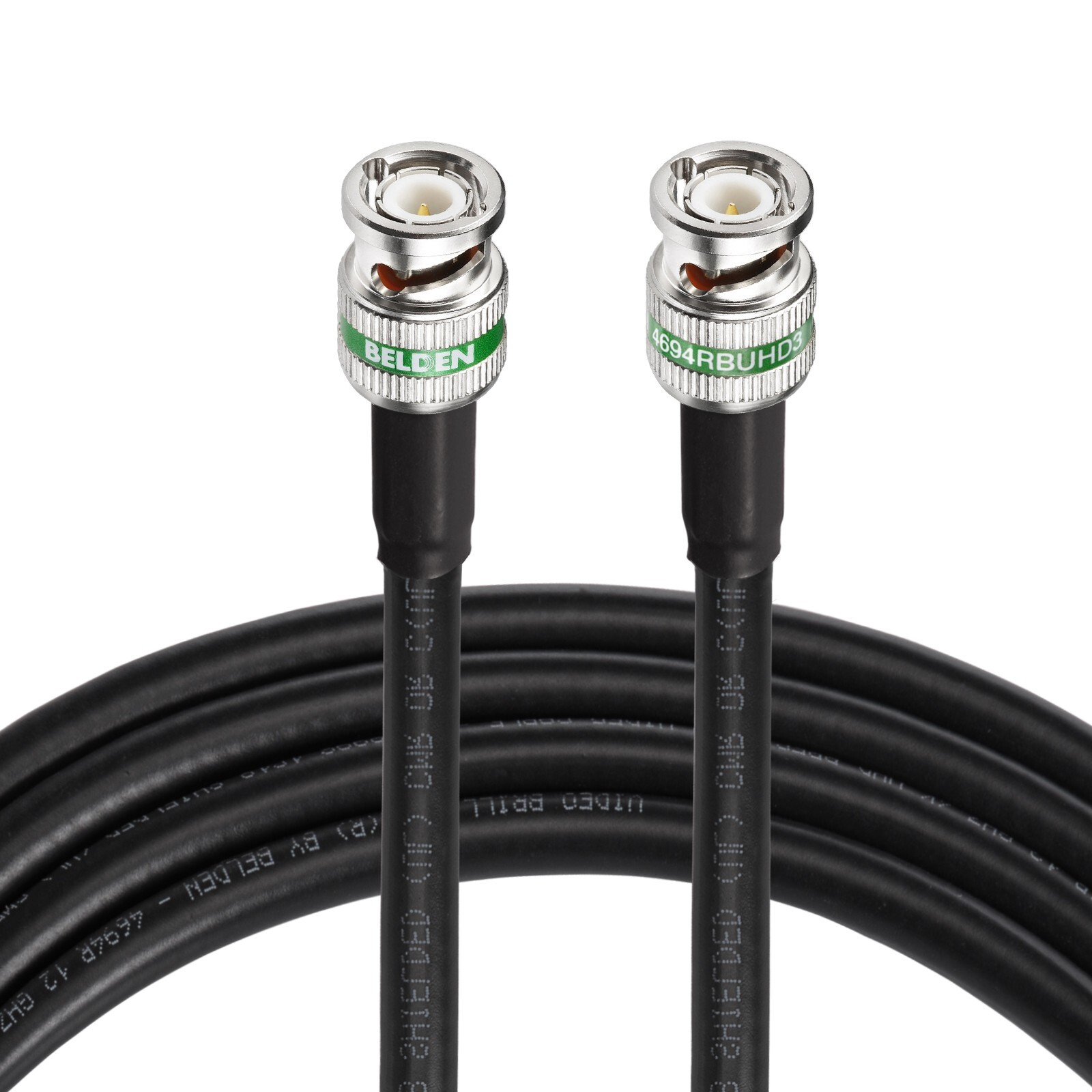 BNC Male 3G/6G/12G SDI Cable 4K (Belden 4694R) 50ft for HD-SDI ...