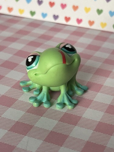 LPS Frog with Tounge #474 Pink Dots on Back (yr 2007) | eBay