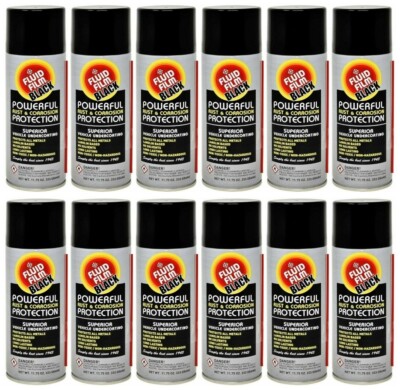 Fluid Film AS11B Undercoating Protection Rust Inhibitor Spray Can Black ...