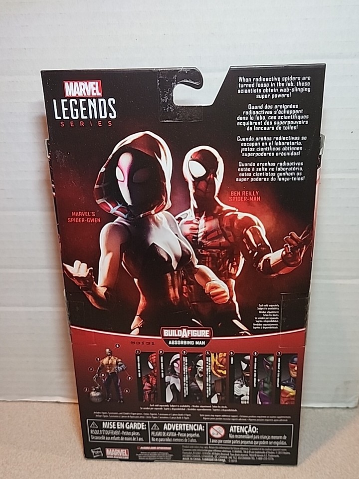 Marvel Legends Series Spider Man - ABSORBING Man BAF Set of 7 Figures ...