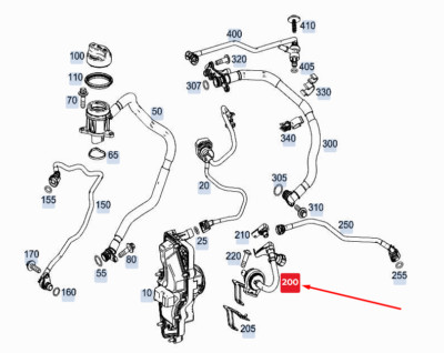 NEW Mercedes-Benz A W177 Engine Purge Valve A2474701402 | Genuine OEM