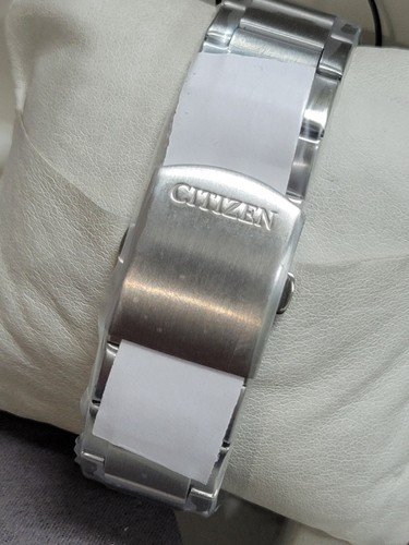 NEW Citizen Eco-Drive Sports Black Dial Stainless Steel Men's Watch ...