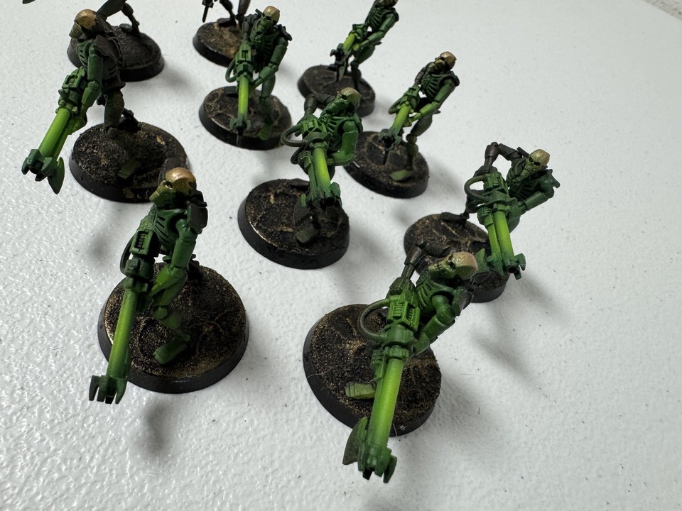 Warhammer 40000 40K Necrons Necron Warriors x10 OOP good cond 101925 B ...