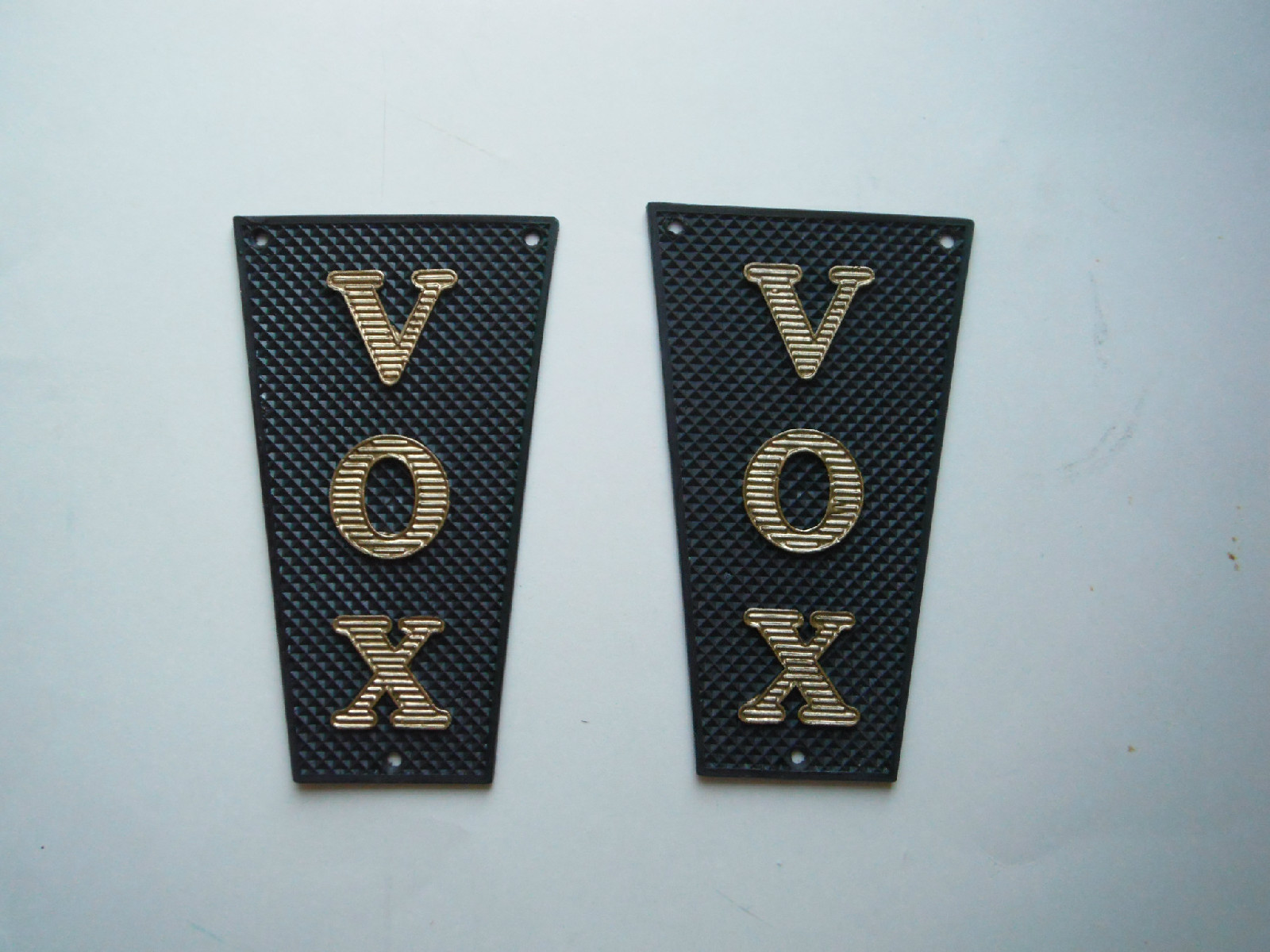 VOX name plates pair ( 2) | eBay