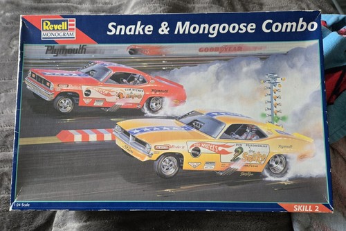 Revell Monogram #85-6858 Snake & Mongoose Combo Model Kit 1:24 Scale | eBay
