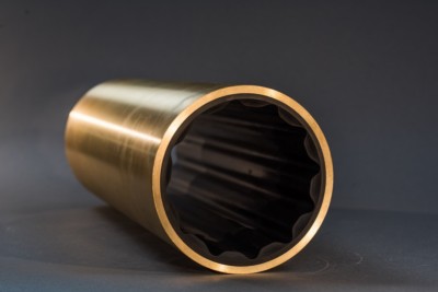 Marine Cutlass Bearing - Brass Shell, 40mm shaft 50mm housing Aqualube ...