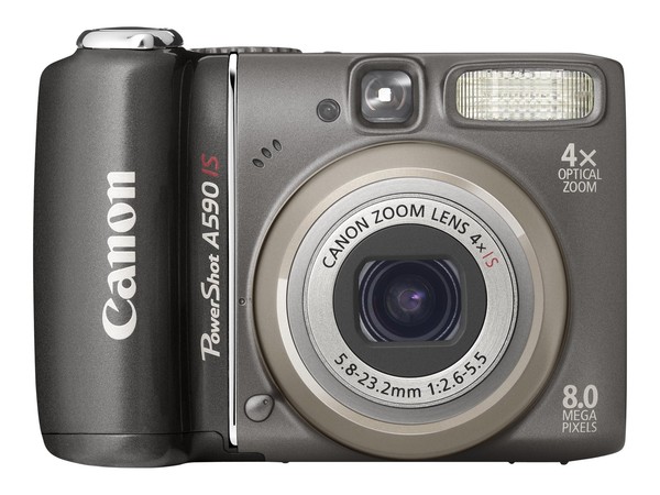 Canon PowerShot A590 Is 8.0mp Digital Camera - Gray for sale online | eBay