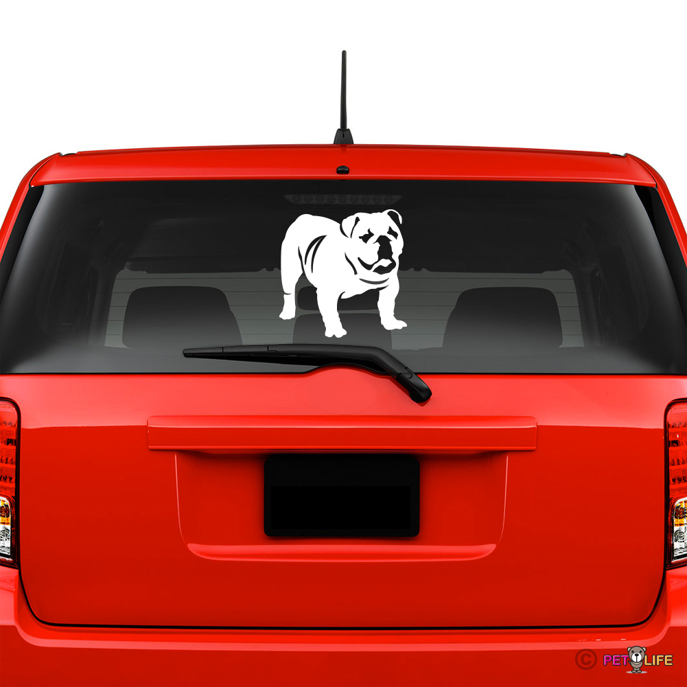 English Bulldog Windshield Sticker Vinyl Auto Window british | eBay