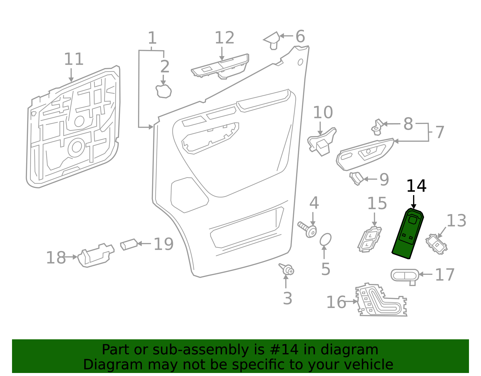 Genuine Mercedes-Benz Window Switch 90790512089051 for sale online | eBay