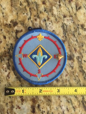 Vintage Boy Cub Scouts Webelos Patch - Blue Compass Logo with Top Loop ...