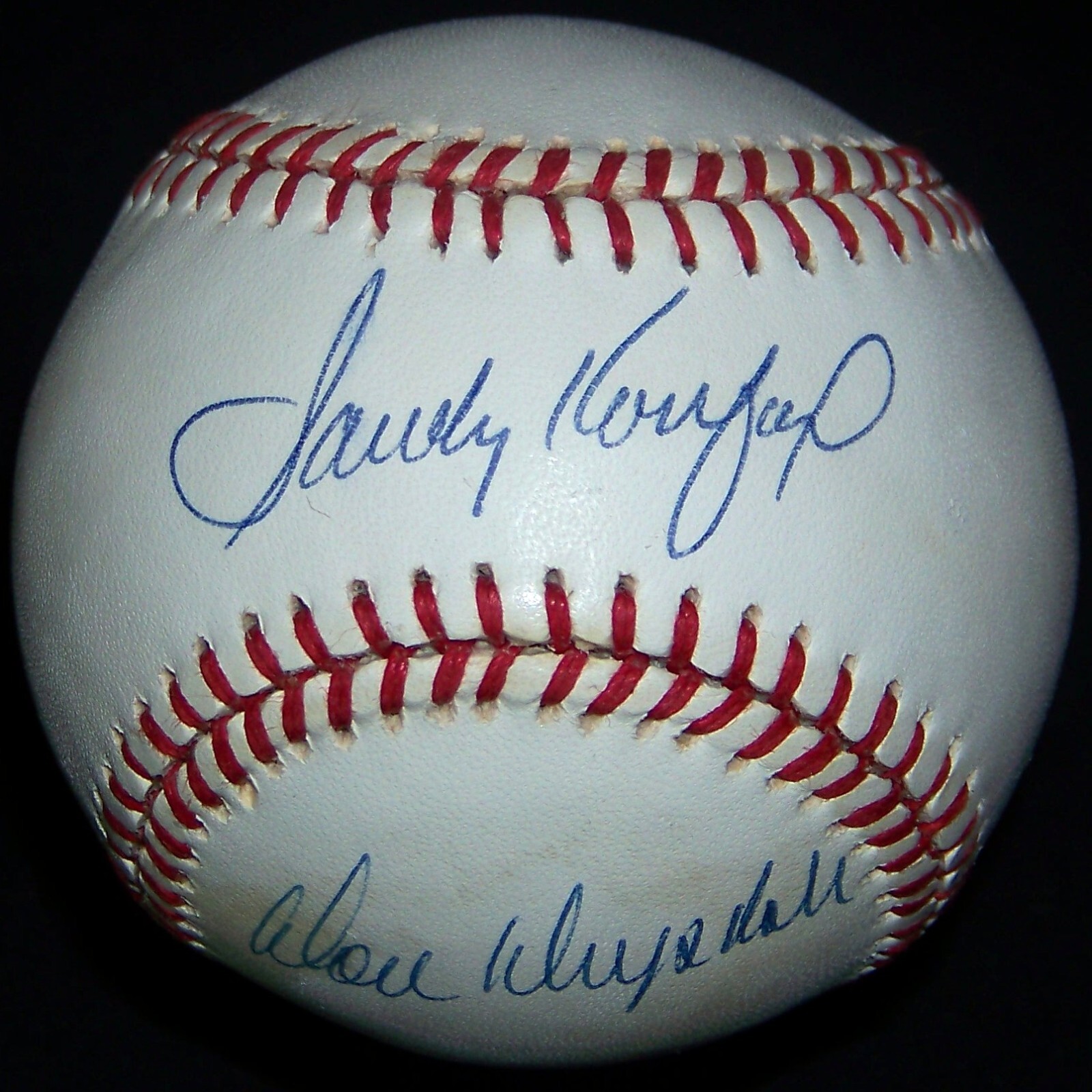 Sandy Koufax & Don Drysdale Dual Signed Autographed Baseball Beckett ...