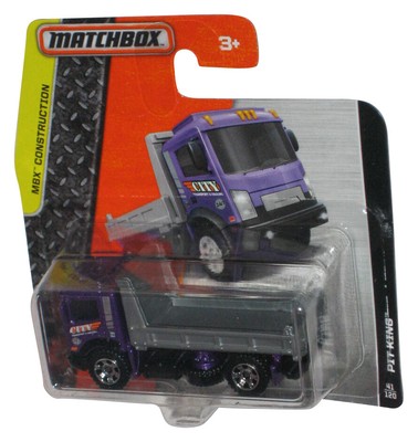Matchbox MBX Construction (2015) Purple Pit King Toy Truck 41/120 ...