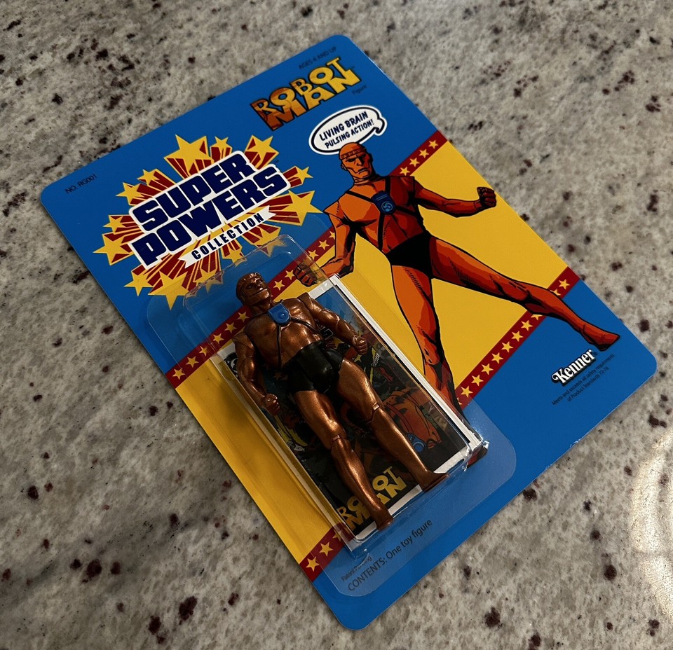 Custom DC Kenner Super Powers ROBOTMAN Figure - MOC - w/card! | eBay