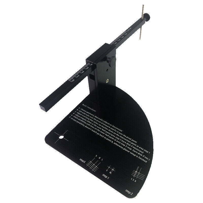 Vinyl LP Turntable Alignment Protractor For Phono Record Cartridge ...