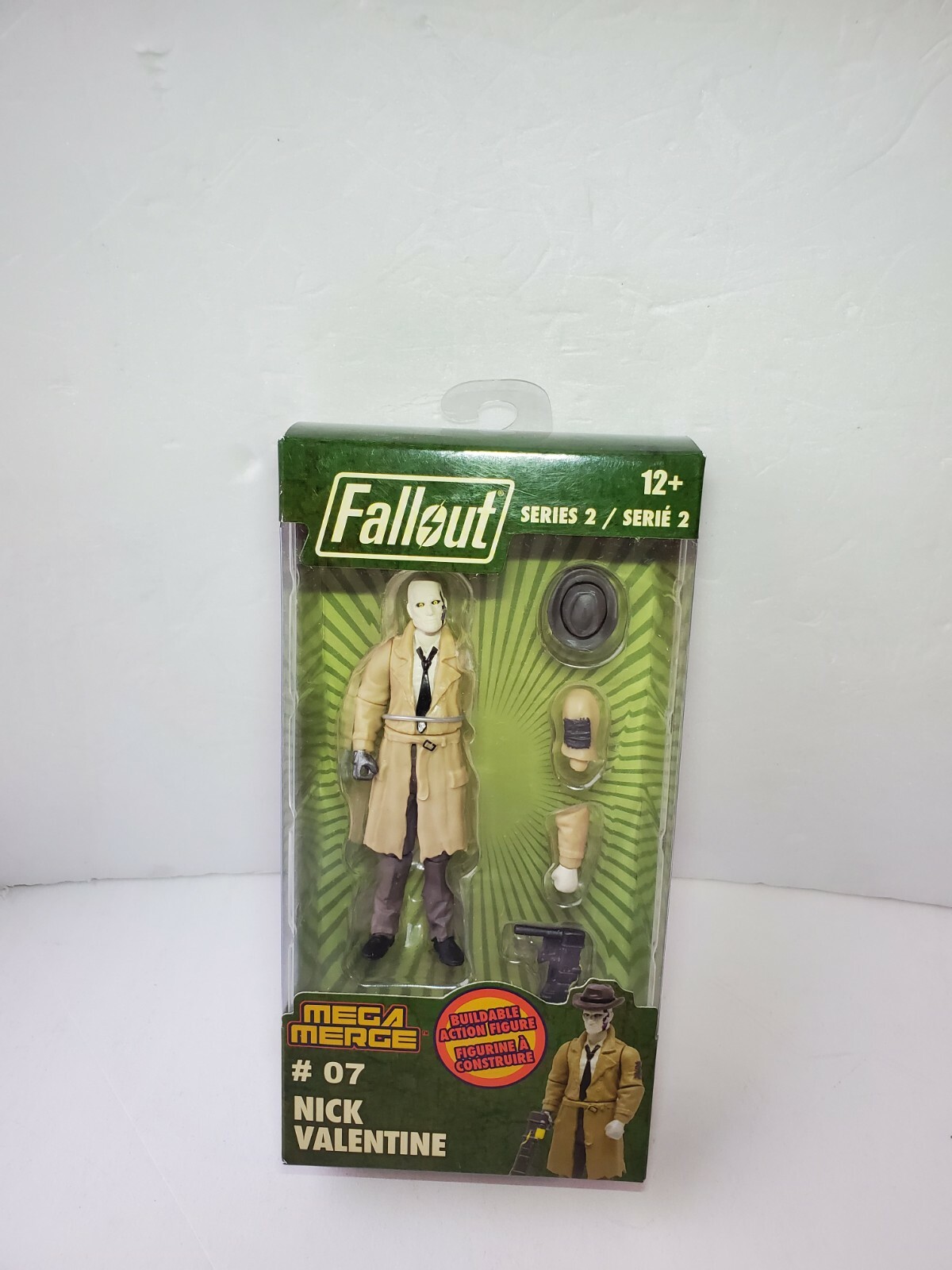 Nick Valentine Buildable Action Figure Fallout Mega Merge #07 Series 2 ...
