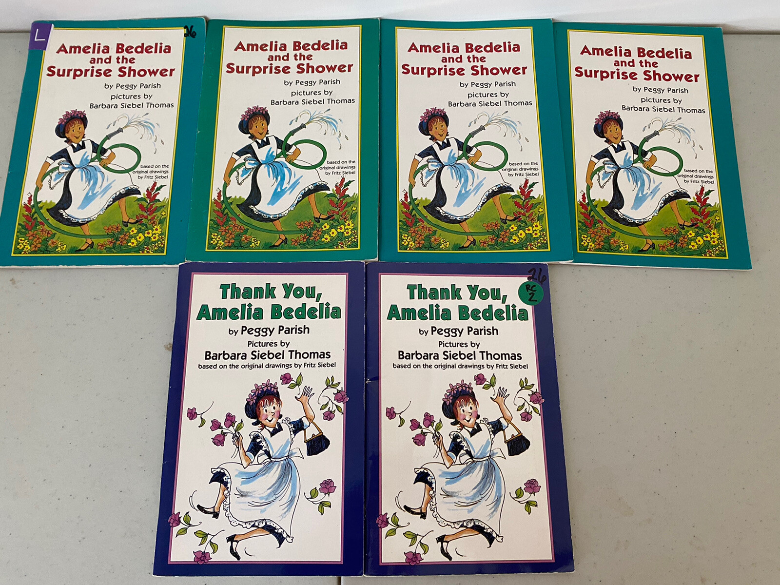 Amelia Bedelia Books Lot - 2 Titles, Multiple Copies ~ School Teacher ...