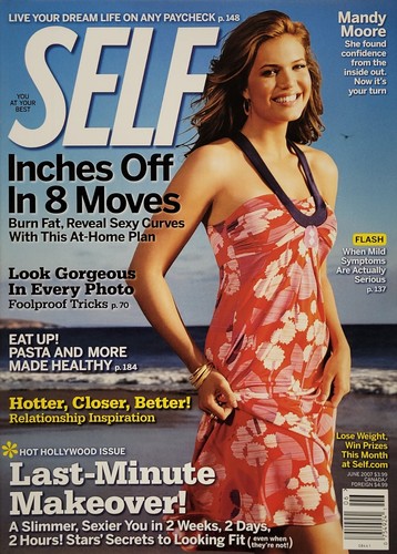 MANDY MOORE June 2007 SELF Magazine | eBay
