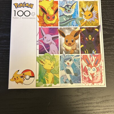 Buffalo Jigsaw Puzzle; Pokemon - Eevee Evolutions; 100 pieces; #4810 | eBay