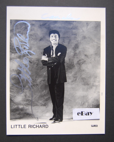 Singer Songwriter Pianist LITTLE RICHARD Autograph: Signed Photograph ...
