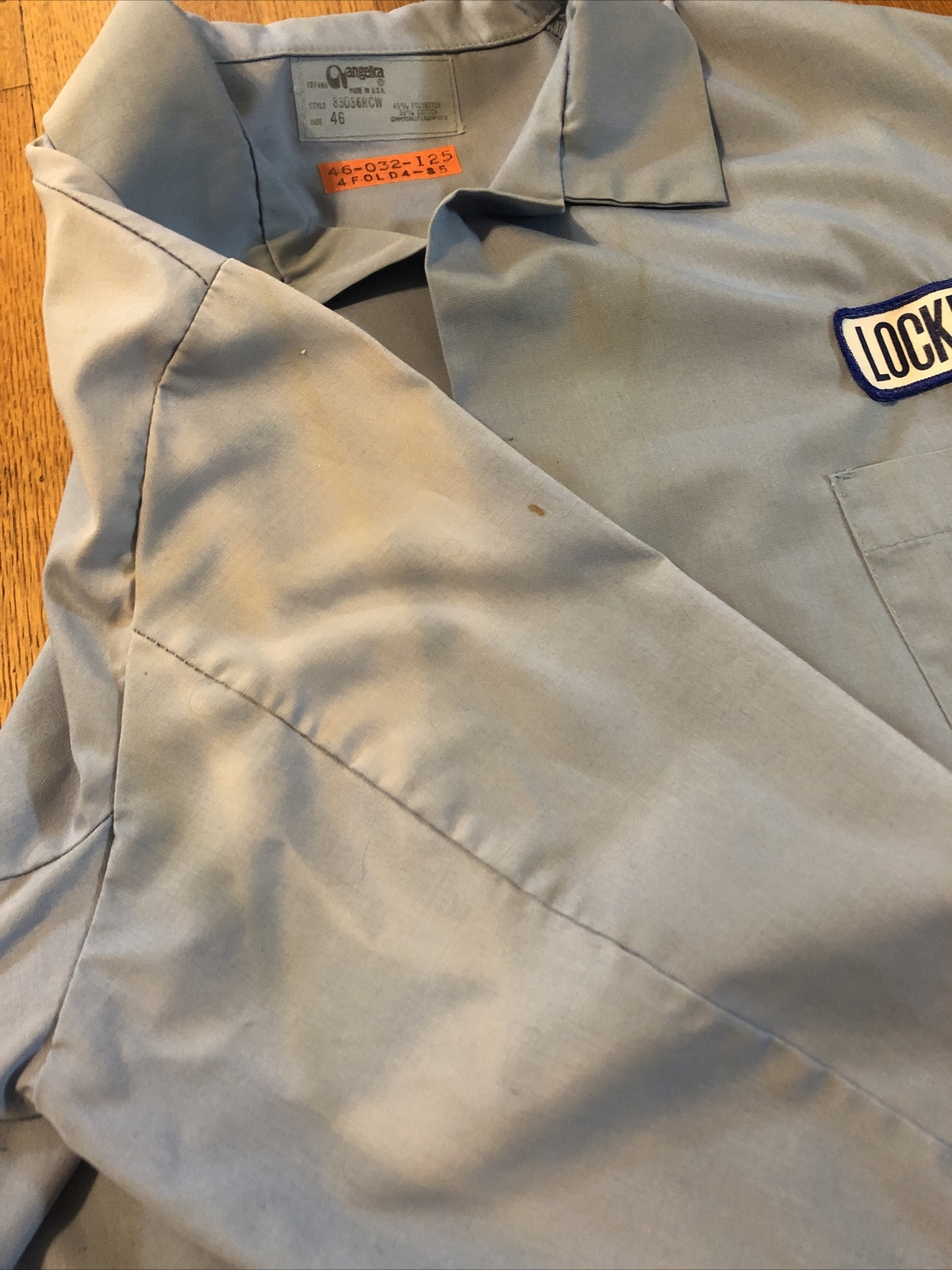 Vintage Lockheed Uniform Work Jacket Smock w/ Patches… - Gem