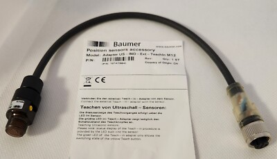 Baumer Adapter US-IND-Ext- Teachin M12 Position sensors accessory ...