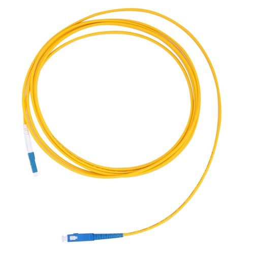 2pcs 3 Meters LC/UPC To SC/UPC Optical Fiber Patch Cable Cord Yellow ...