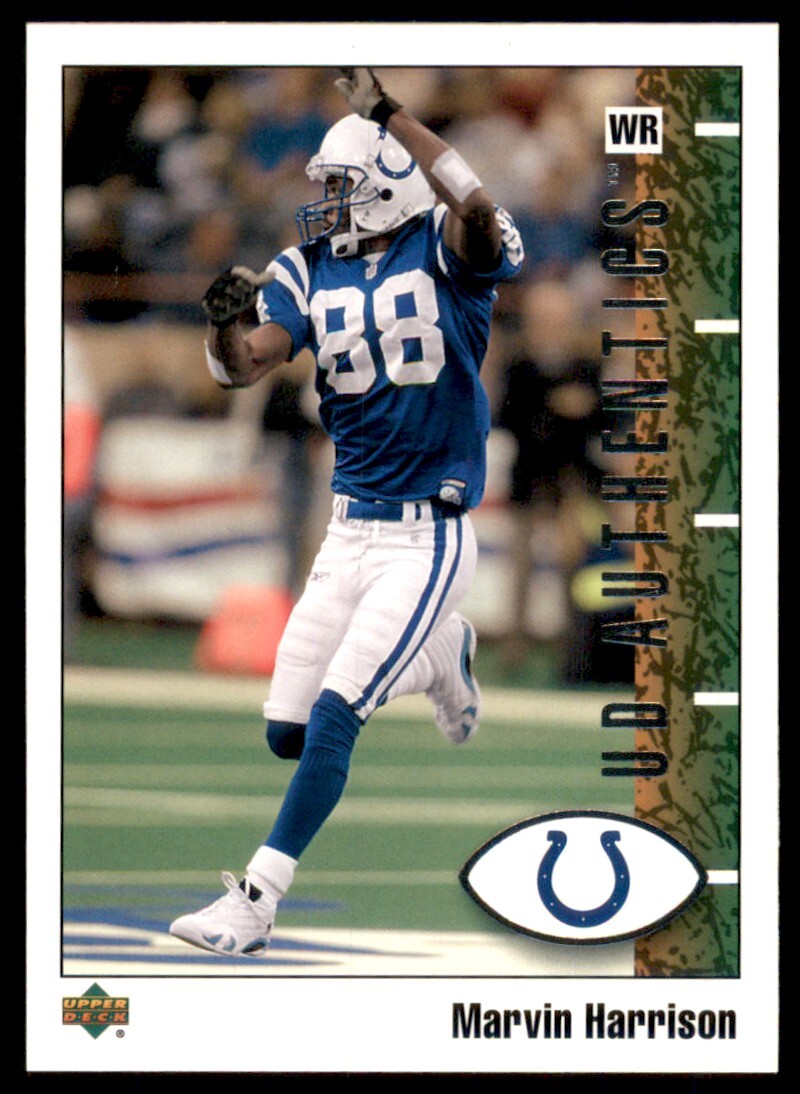 2002 UD Authentics Marvin Harrison Indianapolis Colts #37 | eBay