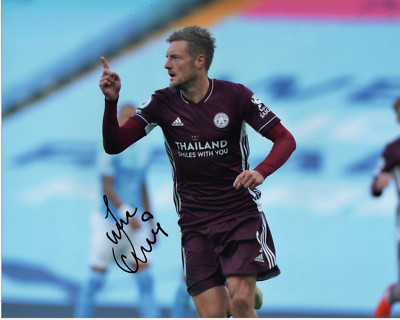 Leicester City Jamie Vardy Autographed Signed 8x10 Photo COA #6 | eBay