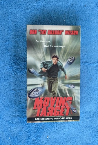 MOVING TARGET VHS Tape 2000 Action Thriller Don Wilson Screening Copy ...