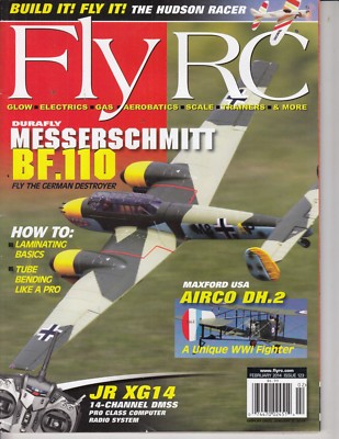 Fly RC Magazine Feb. 2014, BF.110 Model planes , gas and electric 106 ...