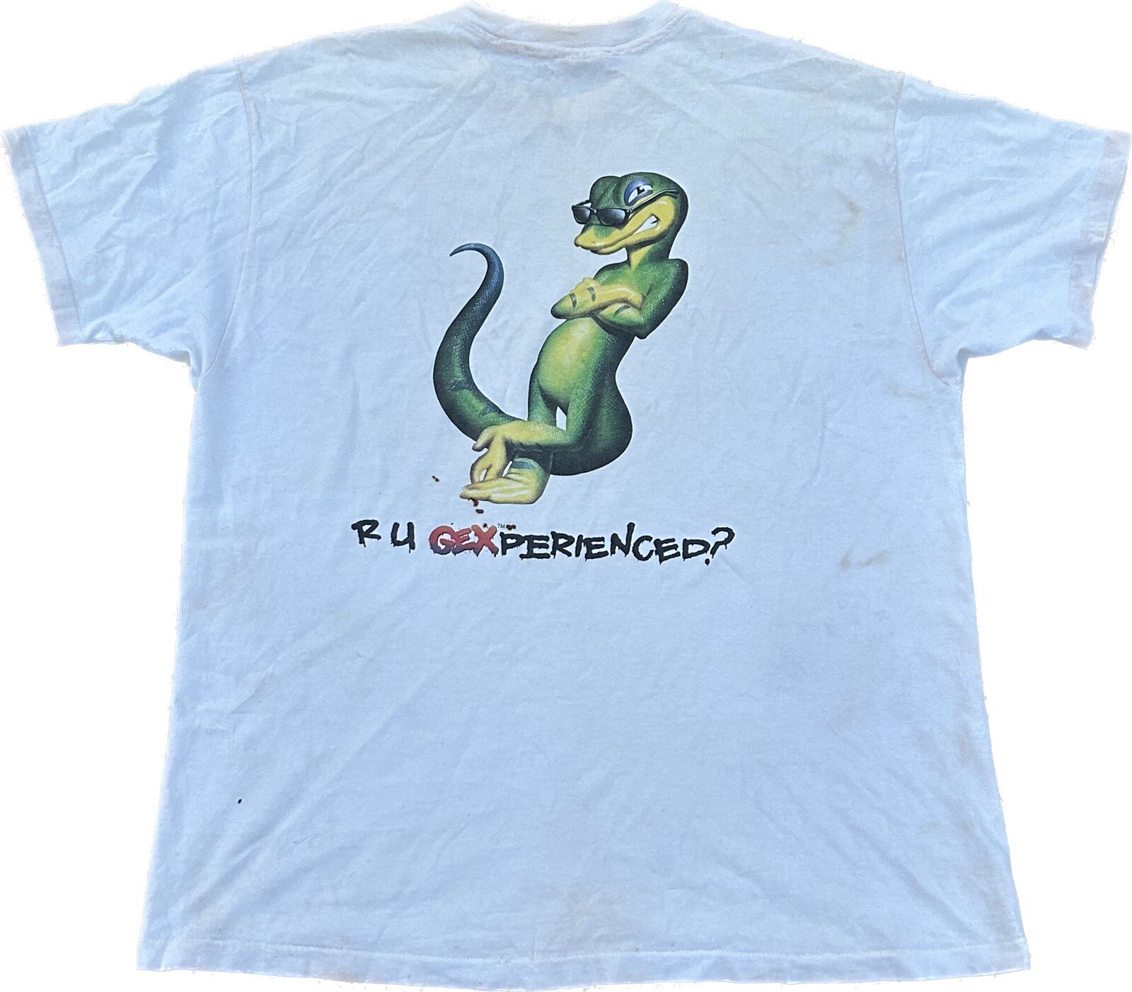 vintage 1990s. Gex crystal dynamics promotional shirt… - Gem