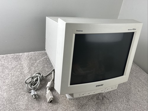 Sony Trinitron Multiscan 100SX CPD-100SX 15" CRT VGA Monitor TESTED and ...