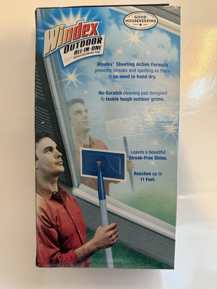 Windex Outdoor All-In-One Glass & Window Cleaning Tool | eBay
