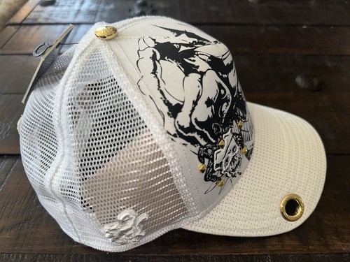RED MONKEY LOS ANGELES TRUCKER HAT WHITE / BLACK / GOLD JOKER / JESTER ...