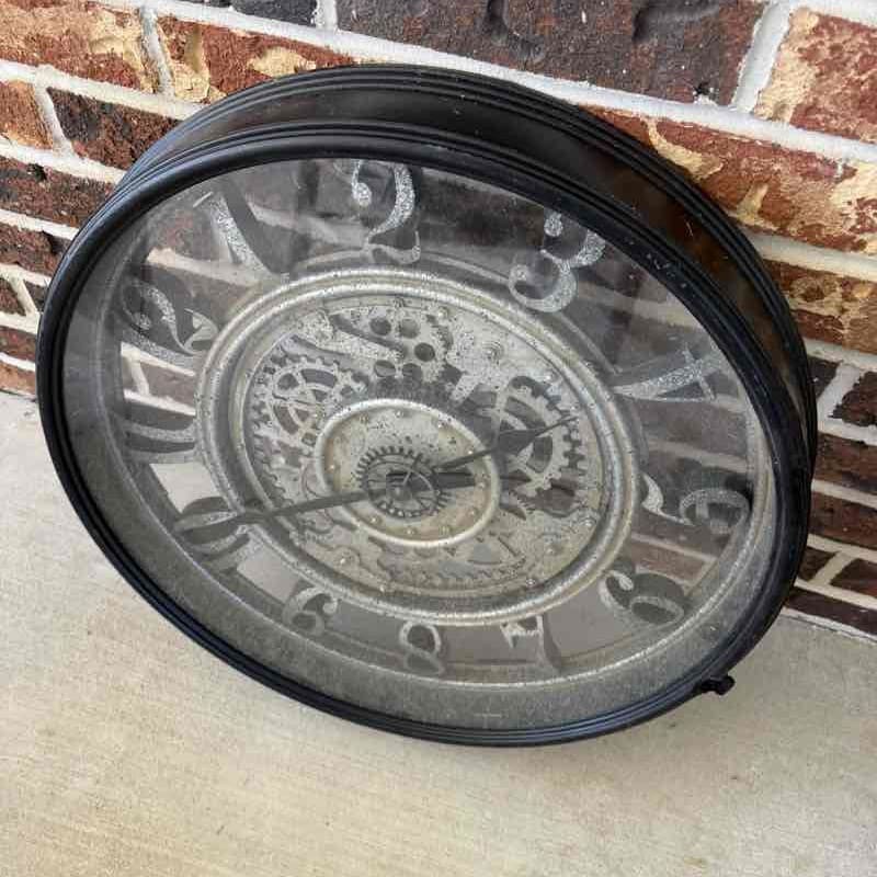 Sterling & Noble Steampunk No.9 Industrial 20" Gear Clock Roman ...