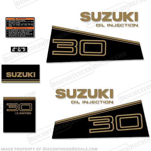 Fits Suzuki 30hp Oil Injection Decal Kit 1989 - 1992 | eBay