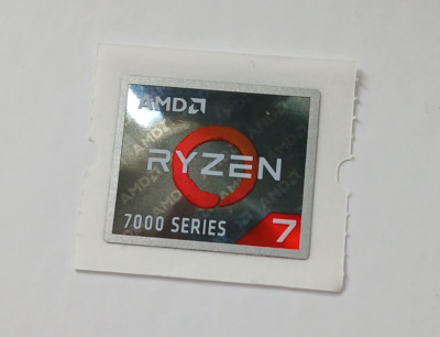 NOS GENUINE AMD RYZEN 7 7000 SERIES STICKER - UK SELLER | eBay
