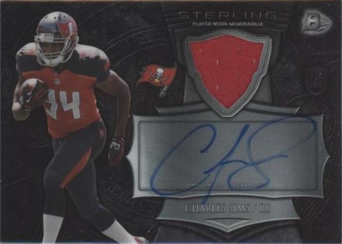 2014 Bowman Sterling - Autograph Rookie Relics Charles Sims #BSAR-CSI ...