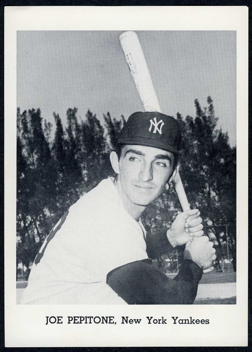 JOE PEPITONE~NEW YORK YANKEES~RARE VINTAGE 1961-62 JAY PUBLISHING PHOTO ...