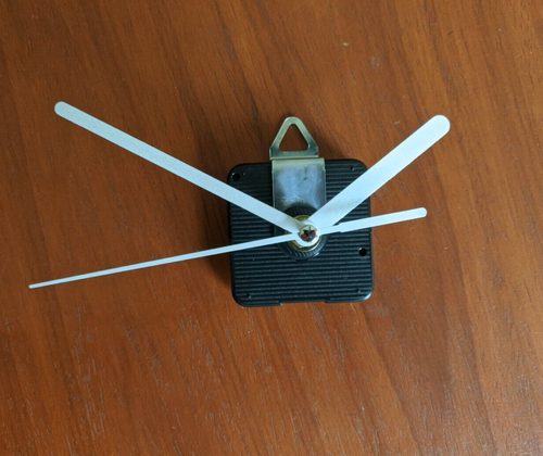 Quartz Long Shaft Clock Mechanism 28mm Clock Movement With White ...