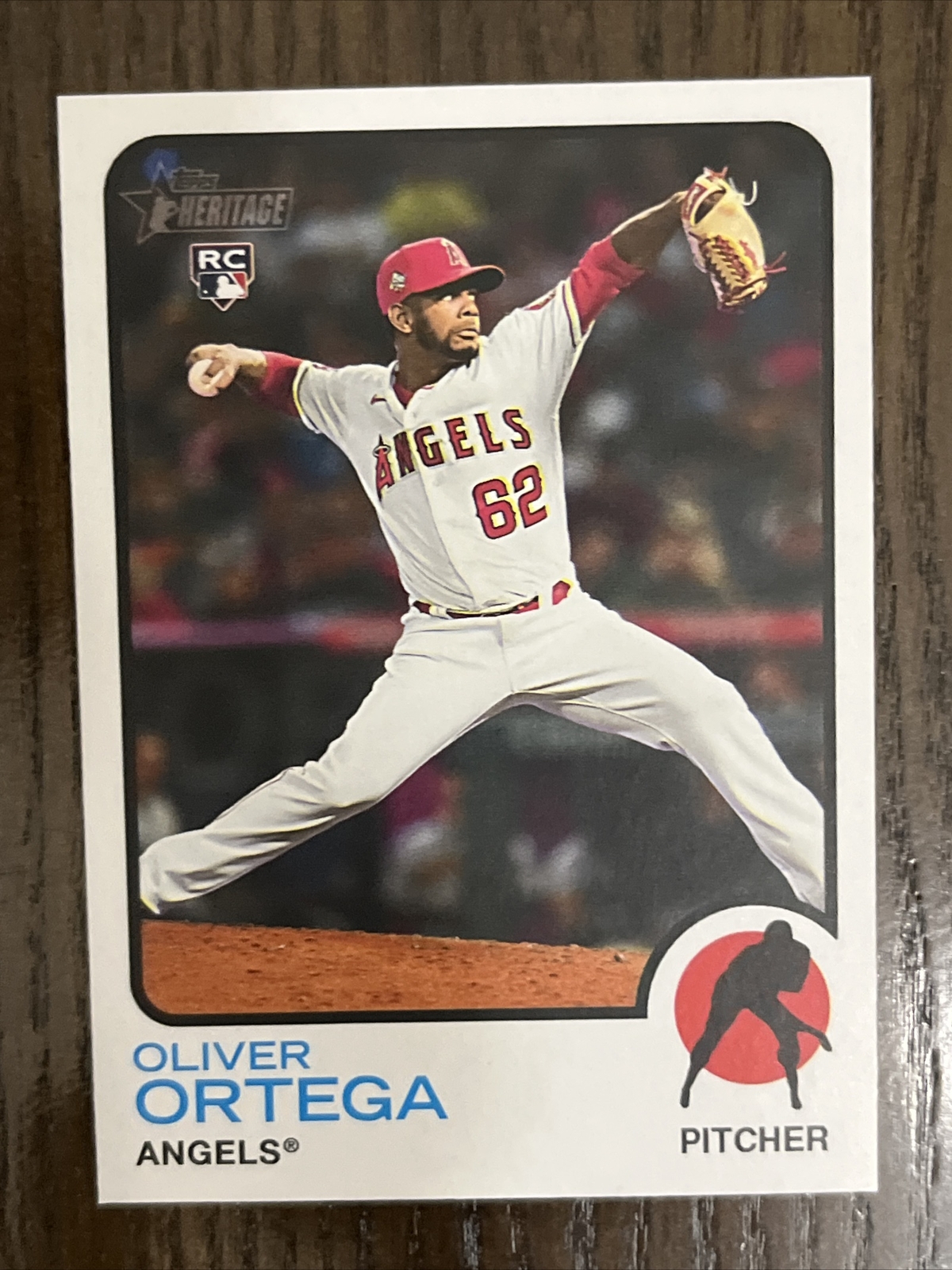 2022 Topps Heritage High Number SP #714 Oliver Ortega RC LA Angels | eBay