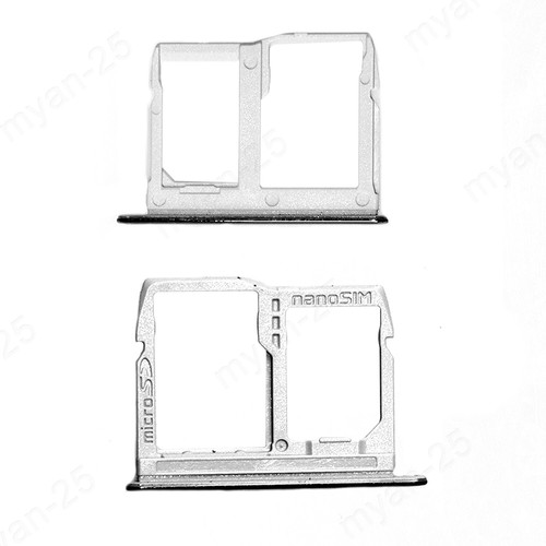 Silver SIM Card MicroSD Holder Tray Replacement for LG Stylo 6 ...