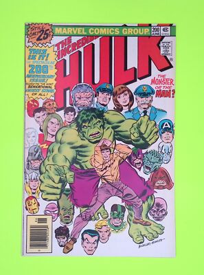 Incredible Hulk #200 Vol. 1 1976 Marvel Comics High Grade Comic Book ...