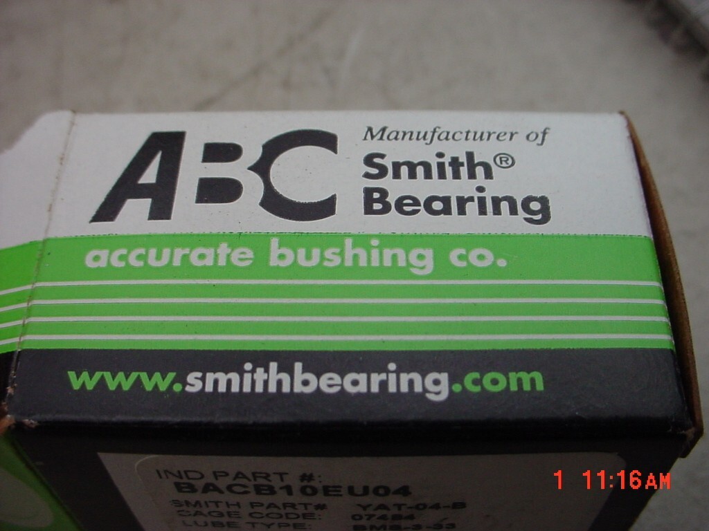 abc smith bearing BACB10EU04 | eBay